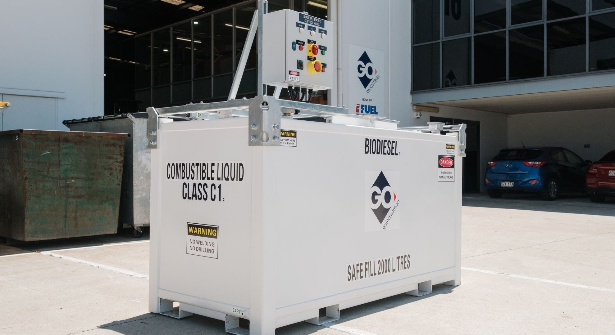 Project Wrap-up: Biodiesel Heating GO BOX-2.25 2250L Self Bunded Tank ...